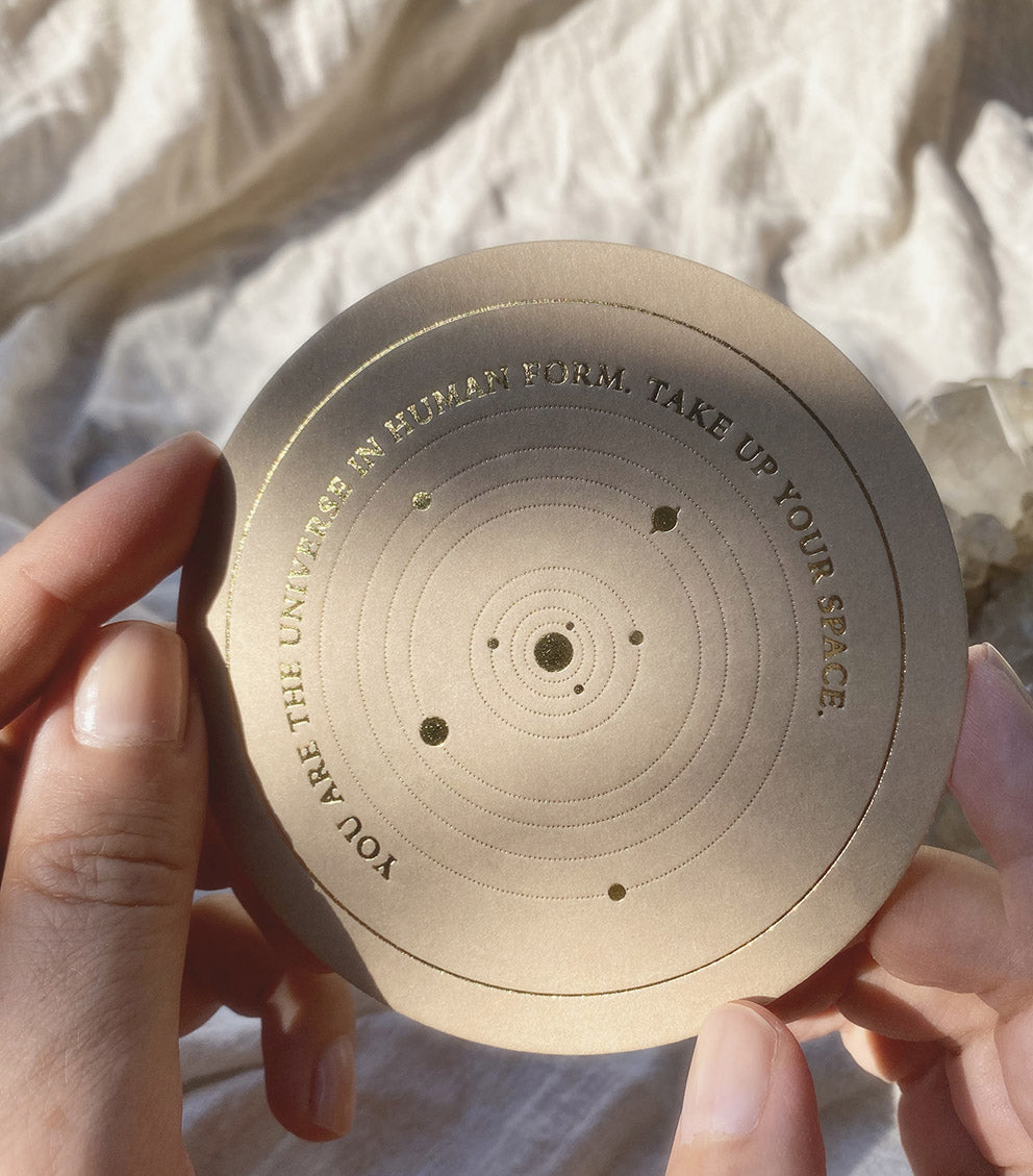 YOU ARE THE UNIVERSE IN HUMAN FORM, TAKE UP YOUR SPACE - GOLD EDITION ...