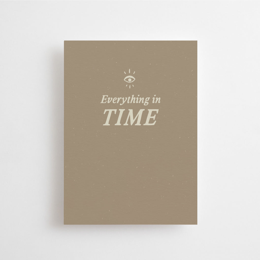 EVERYTHING IN TIME - MINI CARD - – Anna Cosma